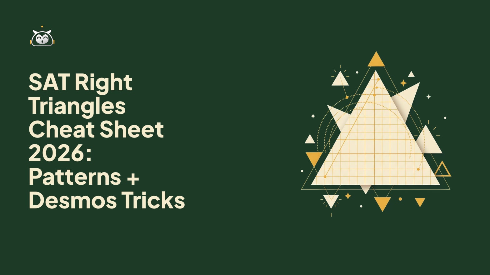 SAT Right Triangles Cheat Sheet 2026: Patterns + Desmos Tricks | Pursu