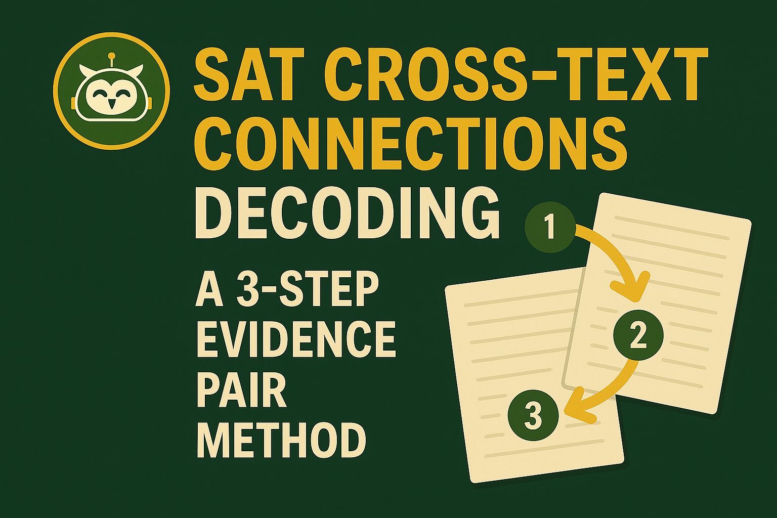 SAT Cross-Text Connections Decoding: A 3‑Step Evidence Pair Method | Pursu