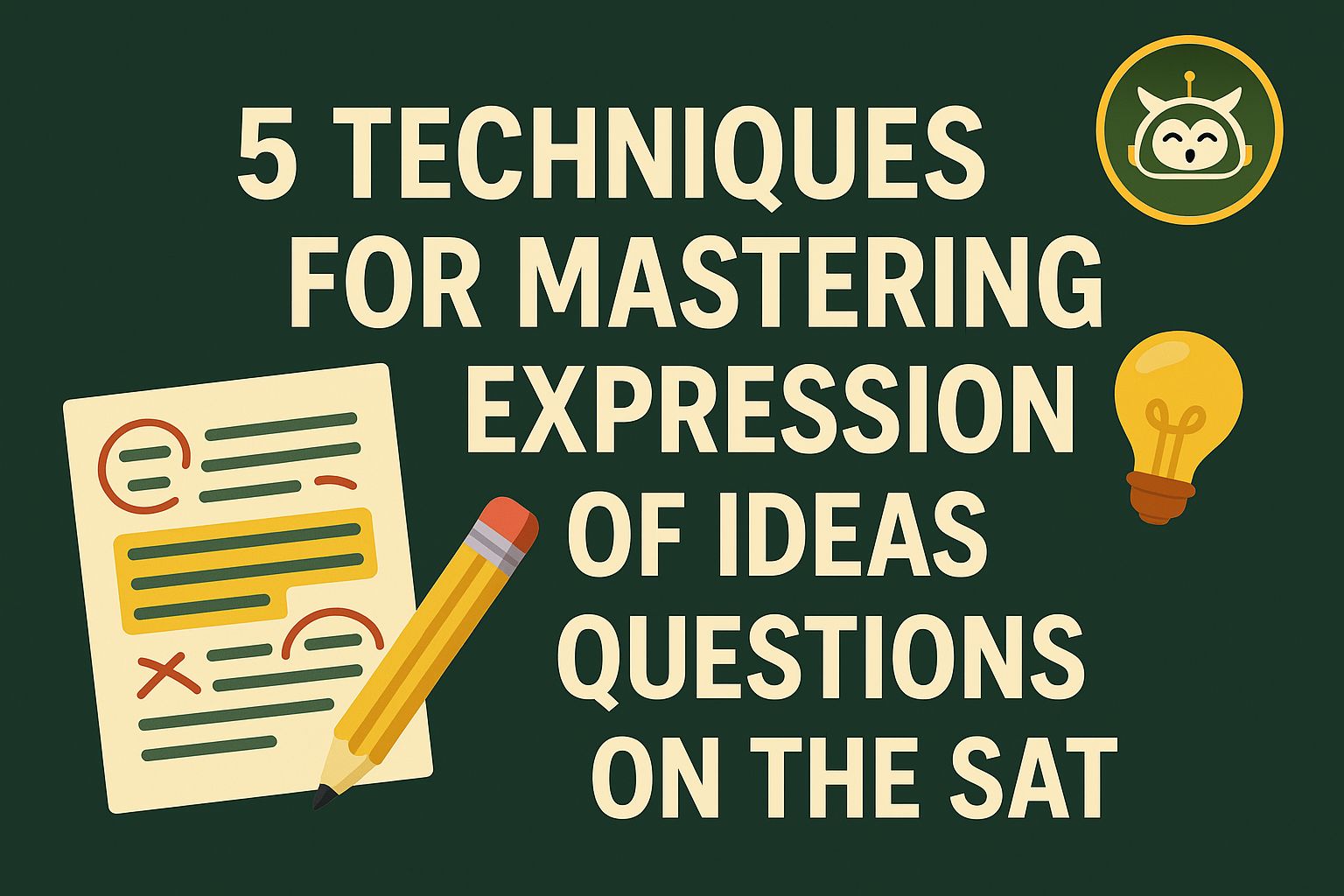 5 Techniques for Mastering Expression of Ideas Questions on the SAT | Pursu