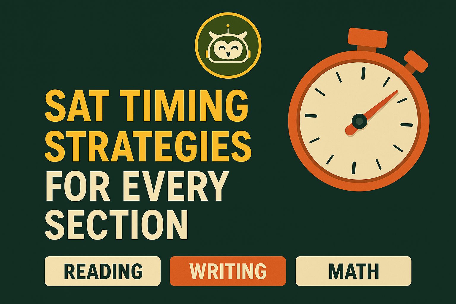 SAT Timing Strategies for Every Section | Pursu