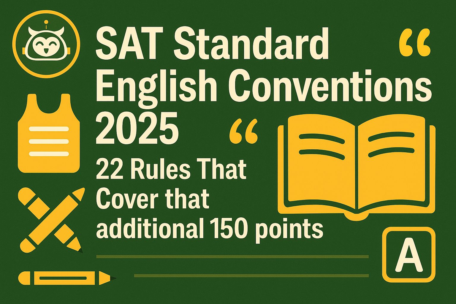 SAT Standard English Conventions 2026: 22 Rules That Cover that ...